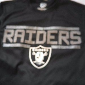 Hands High | Tops | Raiders Screen Printed Crew Neck Short Sleeve Shirt ...